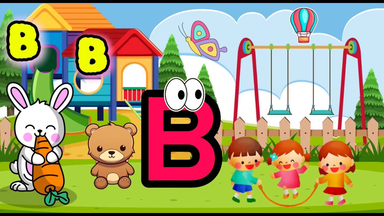 Sing With Me The Letter B Song | Funny Song about the letter B ...