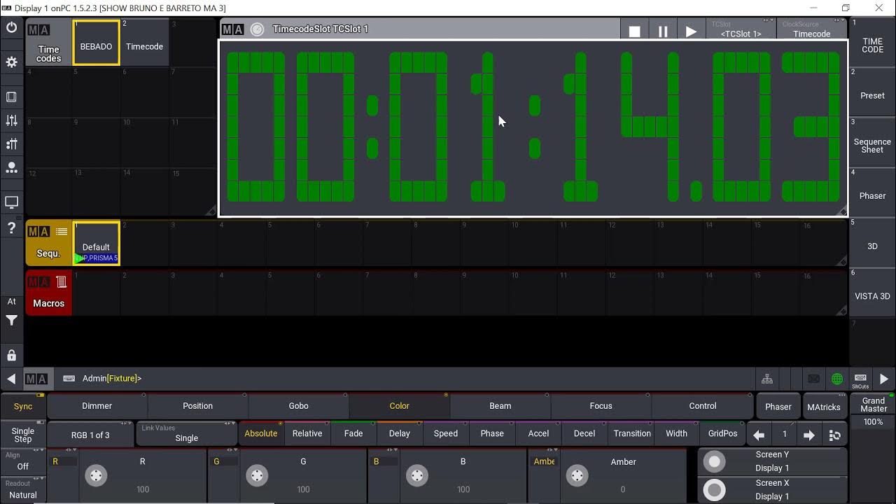 timecode reaper grandma3 - YouTube