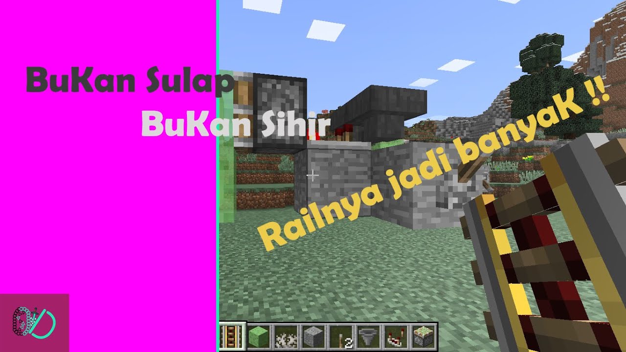 Cara buat rail farm di minecraft | Pengganda Rail - rail farm - YouTube