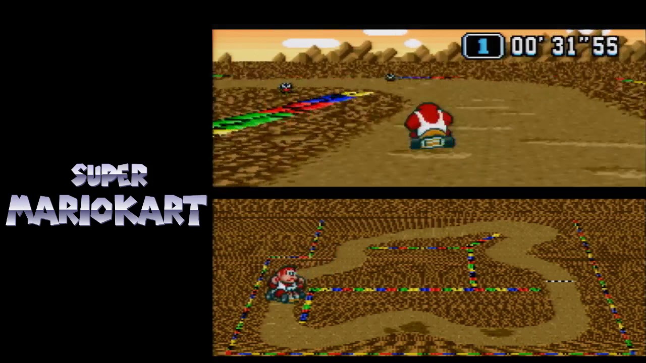 Super Mario Kart - Choco Island 1 - 1'02"91 by meauxdal (12"41 flap ...