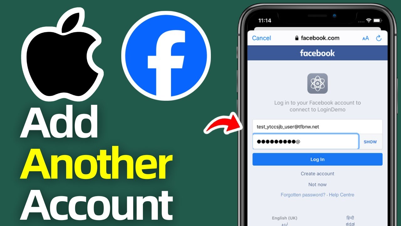 How to Add Another Facebook Account on iPhone | use 2 Facebook apps on ...