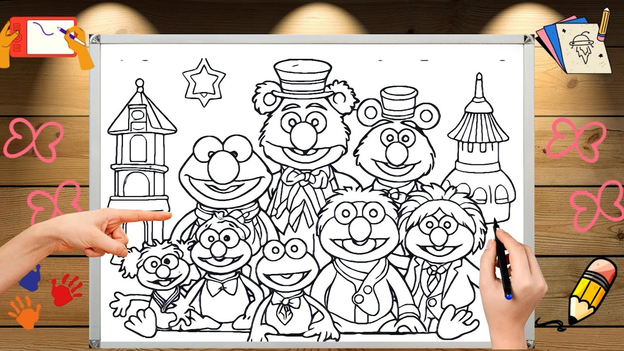 Muppet Babies Part 2 | Step by Step Drawing | Easy Drawing for Kids ...