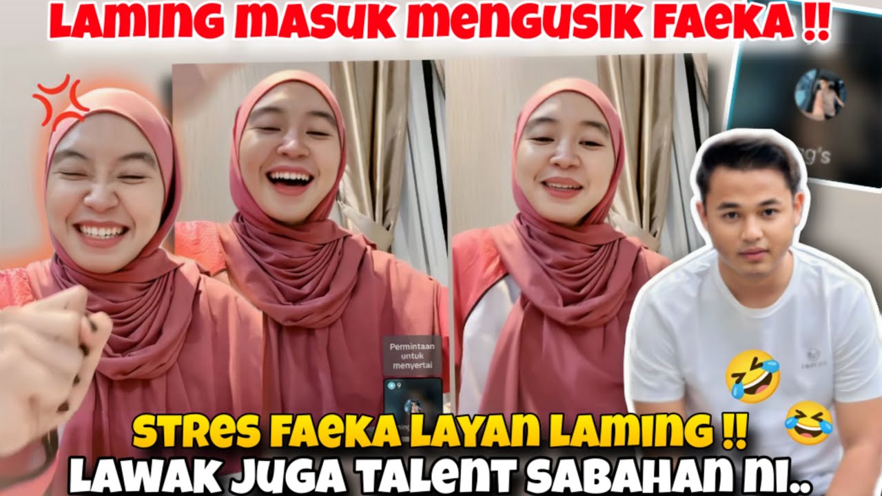 Dekah !! Faeka Sampai Stres Dgn Laming ?! Comel Je Laming Mengusik Talent Baru !! - YouTube