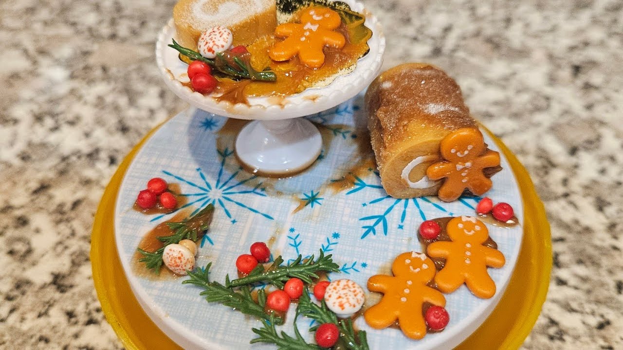 Making a Christmas Miniverse yule log🎄 - YouTube