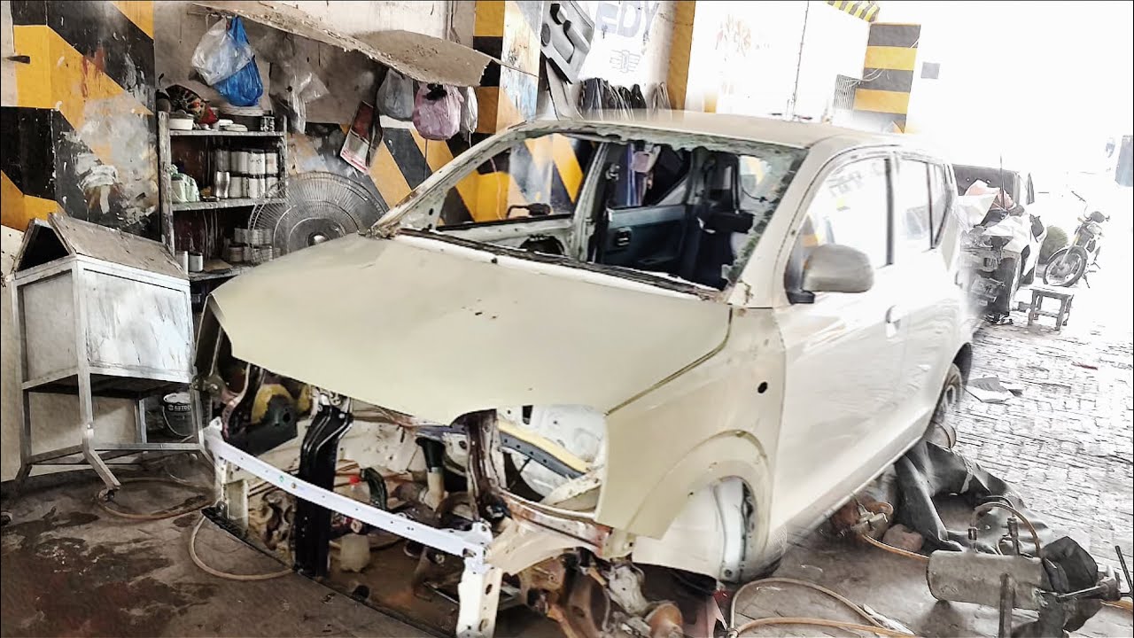 Restoration of a scrapped car | restoration of junk car - YouTube