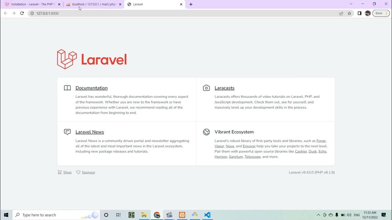 Laravel 9 Mail using gmail pt 1 - YouTube