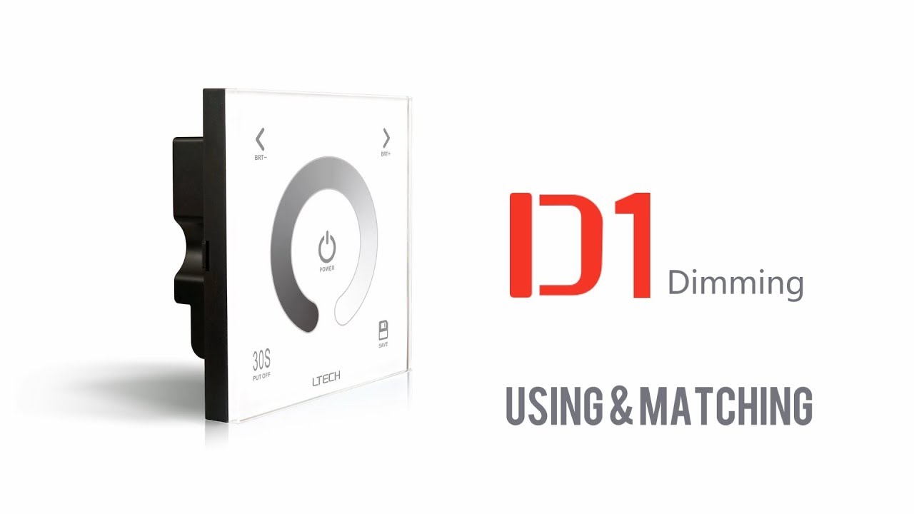 Touch panel Dimming LED Controller,LTECH,D1 - YouTube