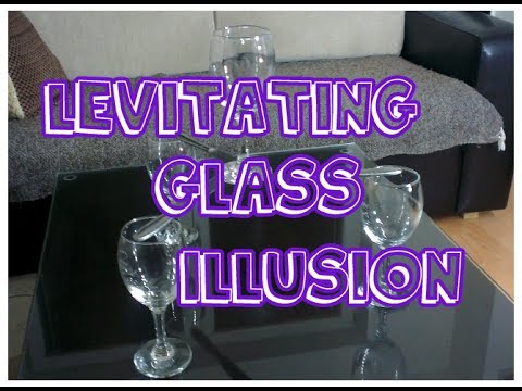 Levitating Glass Illusion - YouTube