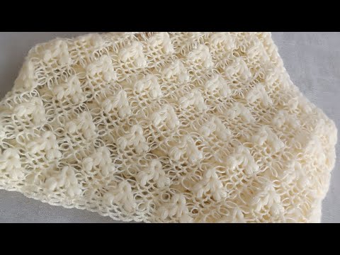 Kolay Tığ İşi  Üçgen Örgü Çeyizlik Şal Modeli Yapılışı 🧶 Fıstıklı Üçgen Örgü Şal Model 🧶#crochet