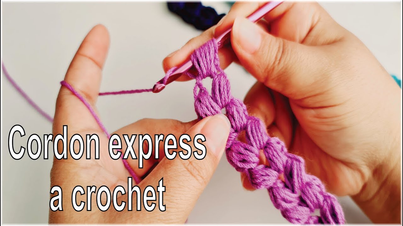 "Como hacer un cordon a crochet paso a paso" | Todo en Crochet ...