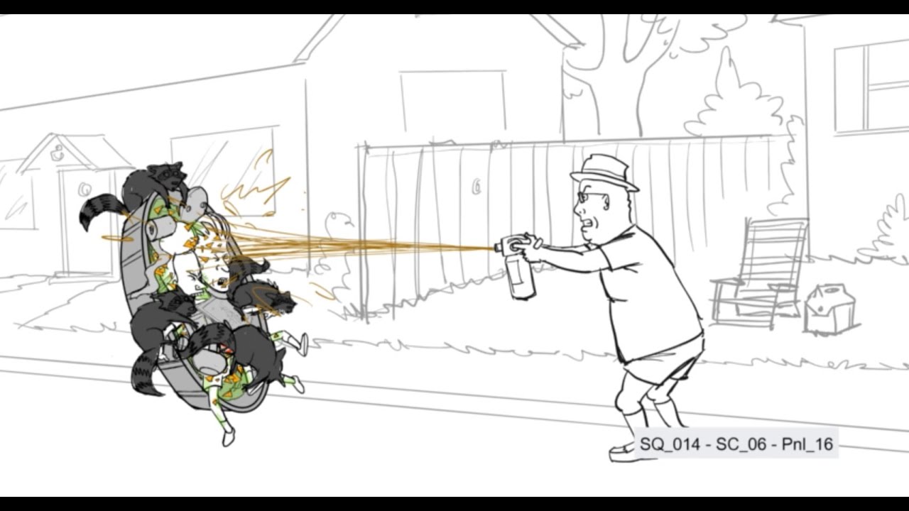 Beavis & Butthead "The New Enemy" episode 4, SQ14 storyboard/animatic ...