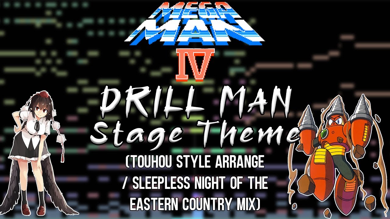 Mega Man 4 - Drill Man Stage Theme (Touhou Style Arrange) - YouTube