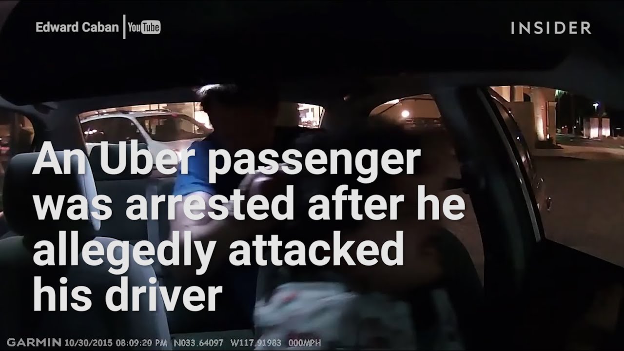 Uber Driver Attacked by Passenger - YouTube