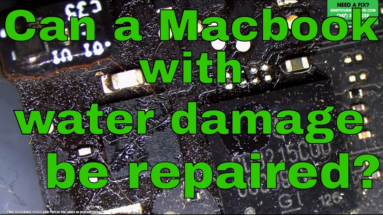 Can a Macbook with water damage be repaired? - YouTube
