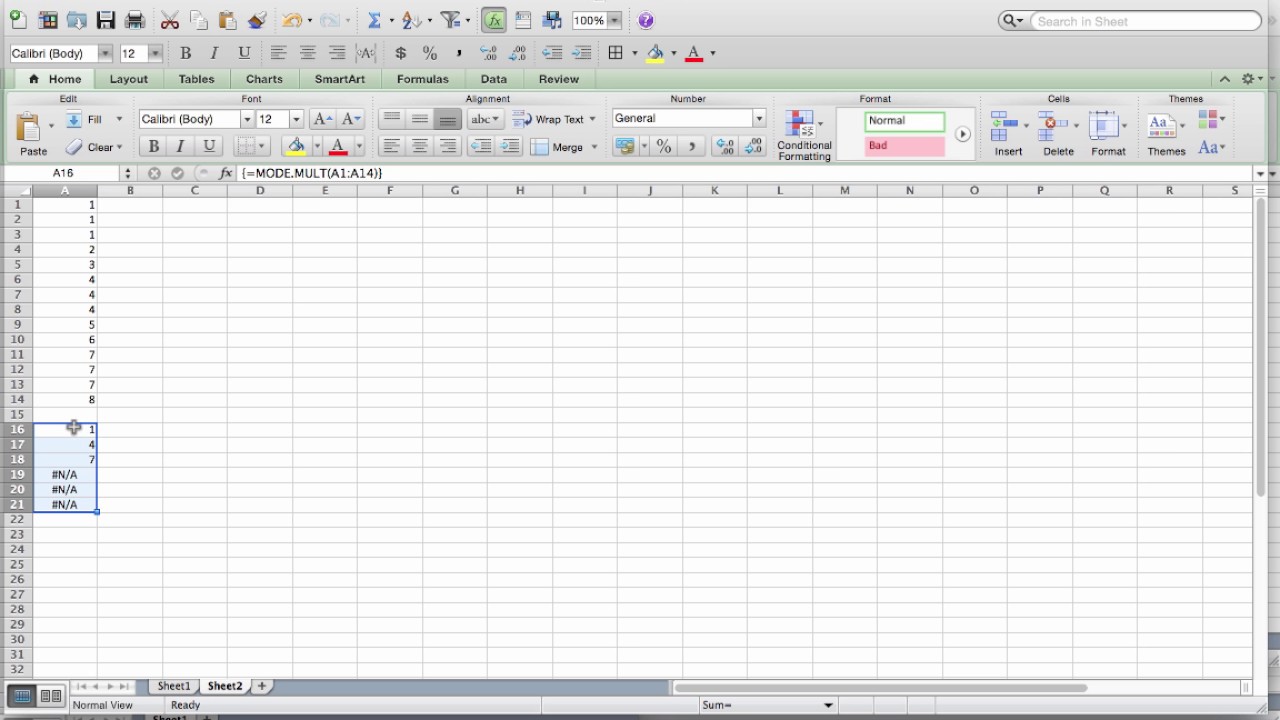 ERE 153 Multiple Modes In Excel YouTube ere-153-multiple-modes-in-excel-youtube