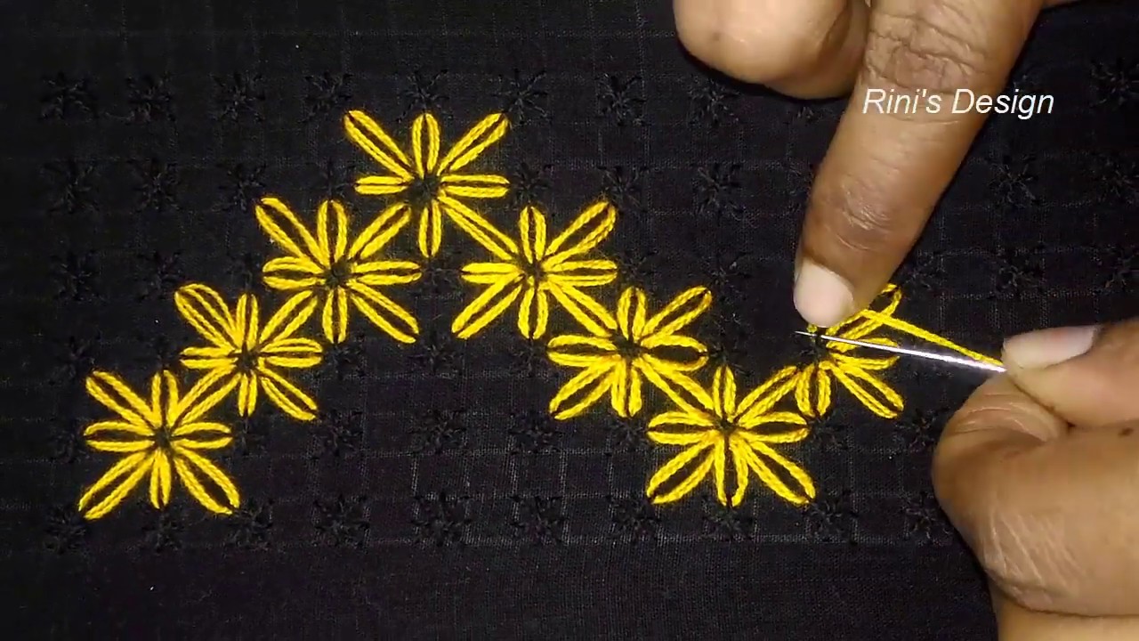 Latest Nakshi Kantha Design Embroidry tutorial,আধুনিক নকশীকাঁথা সহজ ও ...