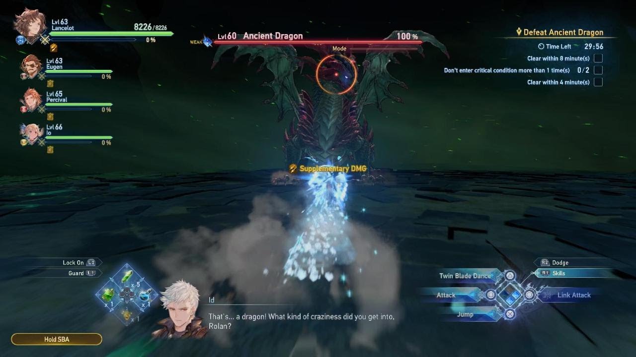Ps5 gameplay || Granblue Fantasy: Relink || Lancelot is so fun - YouTube