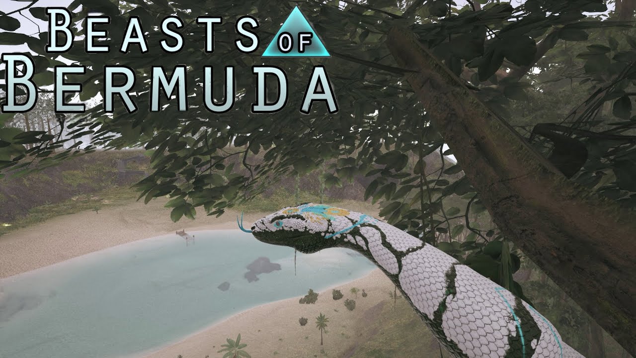 Peaceful life of a Giant snake in Beasts of Bermuda - YouTube