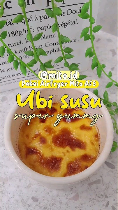 UBI SUSU | PAKAI AIRFRYER MITO AF5 | SNACK MPASI - YouTube