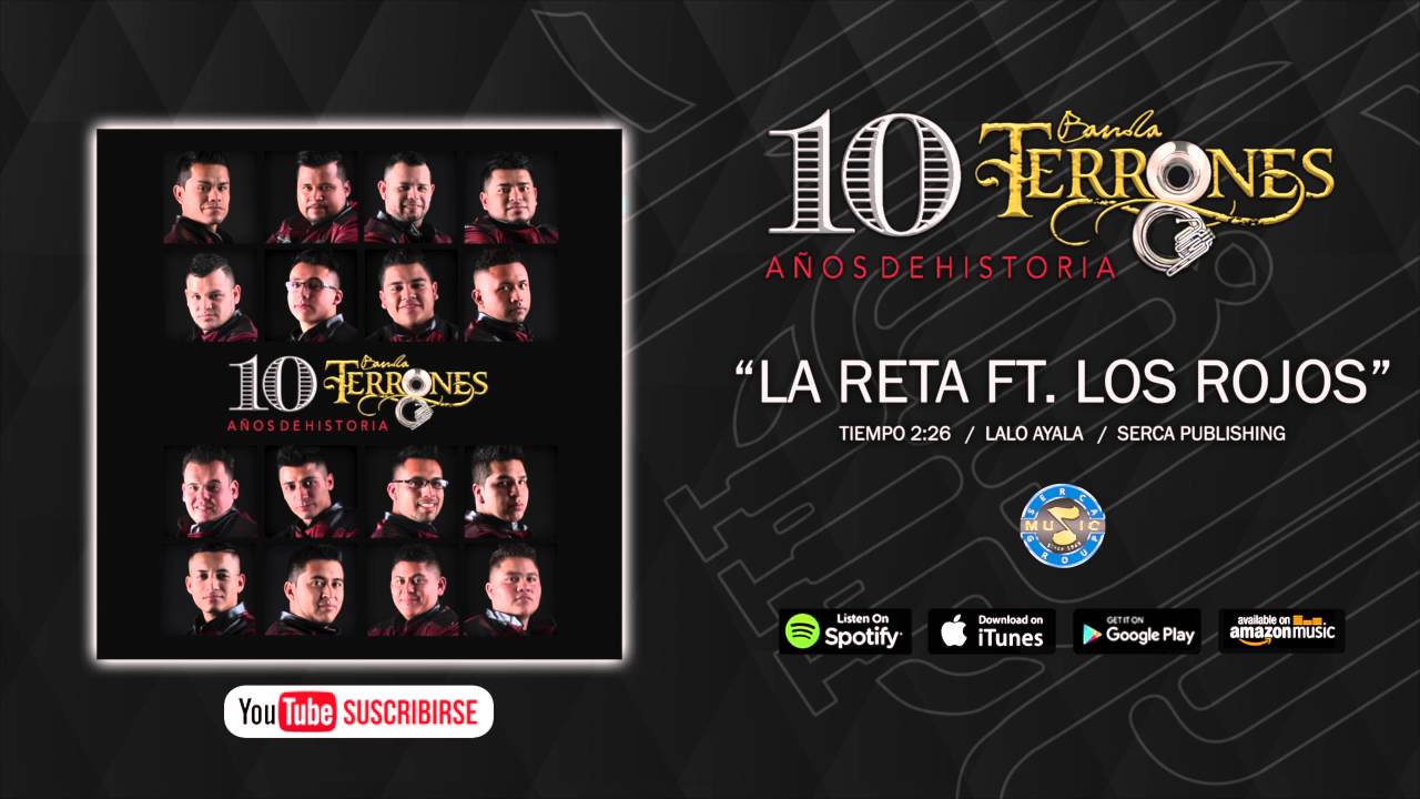 Banda Terrones ft Los Rojos - La Reta ( Audio Oficial ) - YouTube