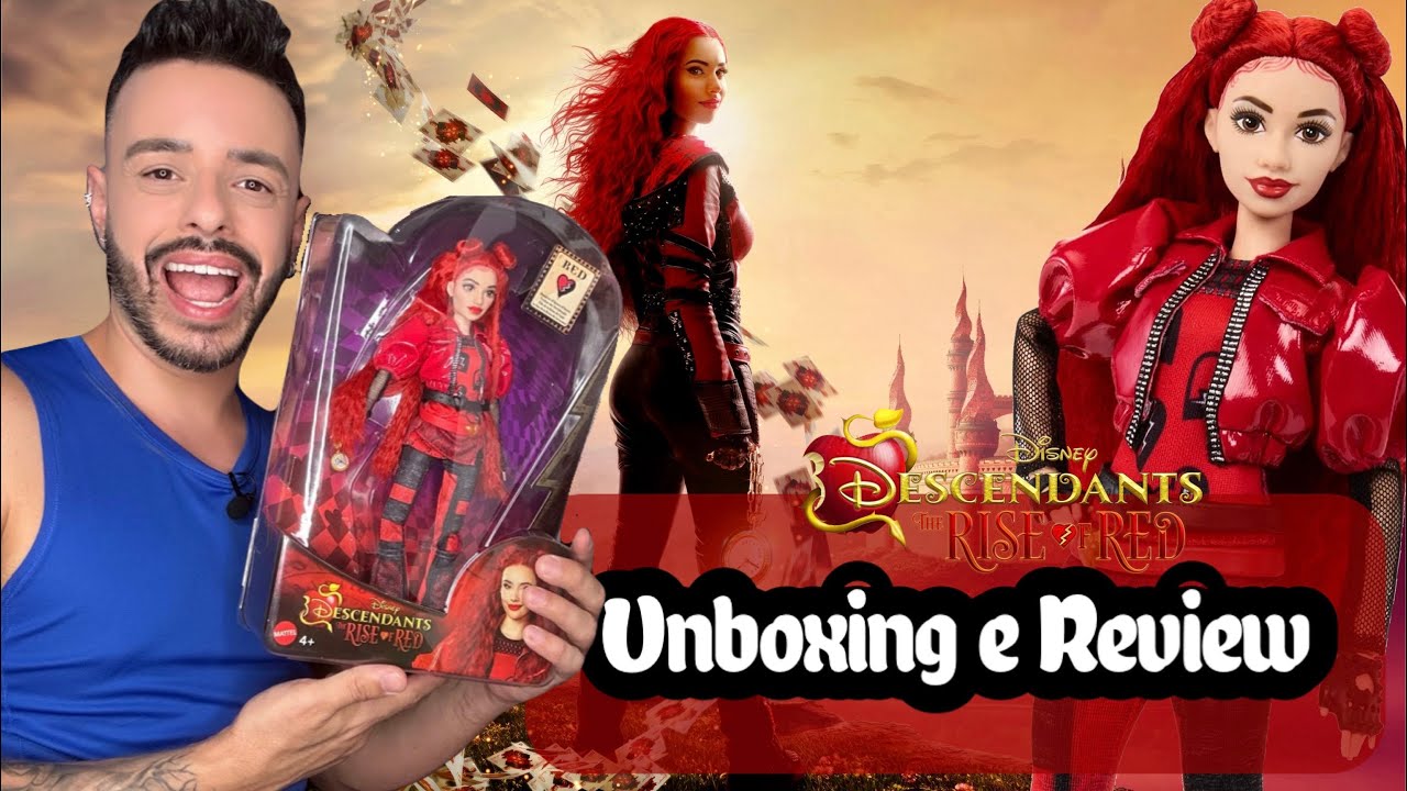 Boneca “Red” do filme Descendentes 4 - VALEU A PENA?🤔 - Unboxing e ...