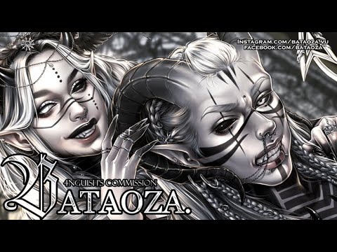 Art commission speedpaint - Talitha n Novak [ 4nguish ] - YouTube