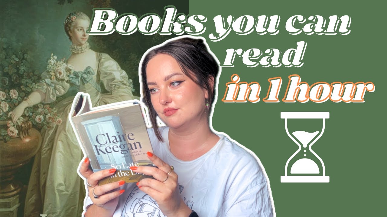 10 books you can read in under 1 hour! - YouTube