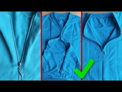 MONT FERMUARI NASIL DİKİLİR? | PRATİK YELEK FERMUARI NASIL TAKILIR? | HOW TO SEW A SEPARATING ZIPPER