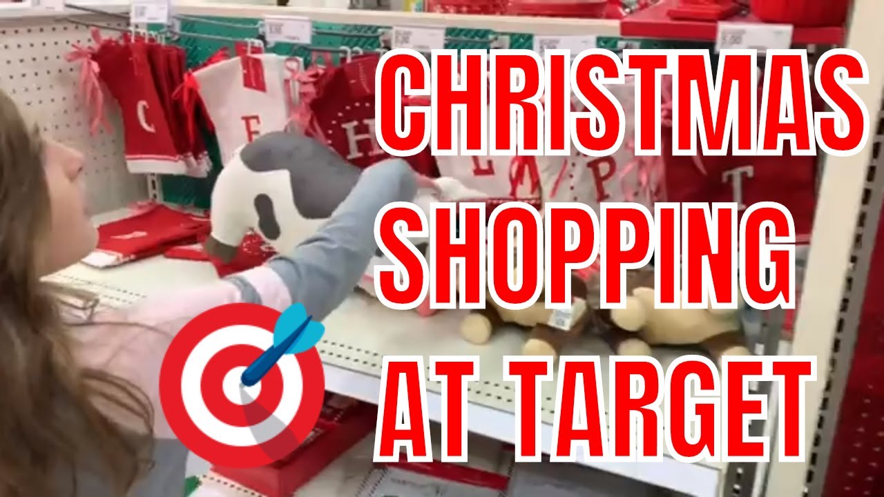 Christmas Shopping At Target - YouTube
