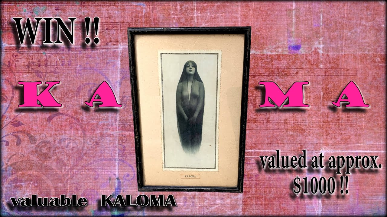 WIN this beautiful & valuable KALOMA photo! - YouTube