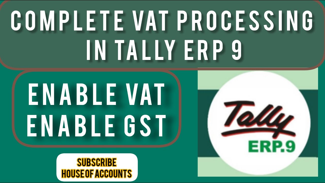 Create Vat ledger in tally ERP 9 - YouTube
