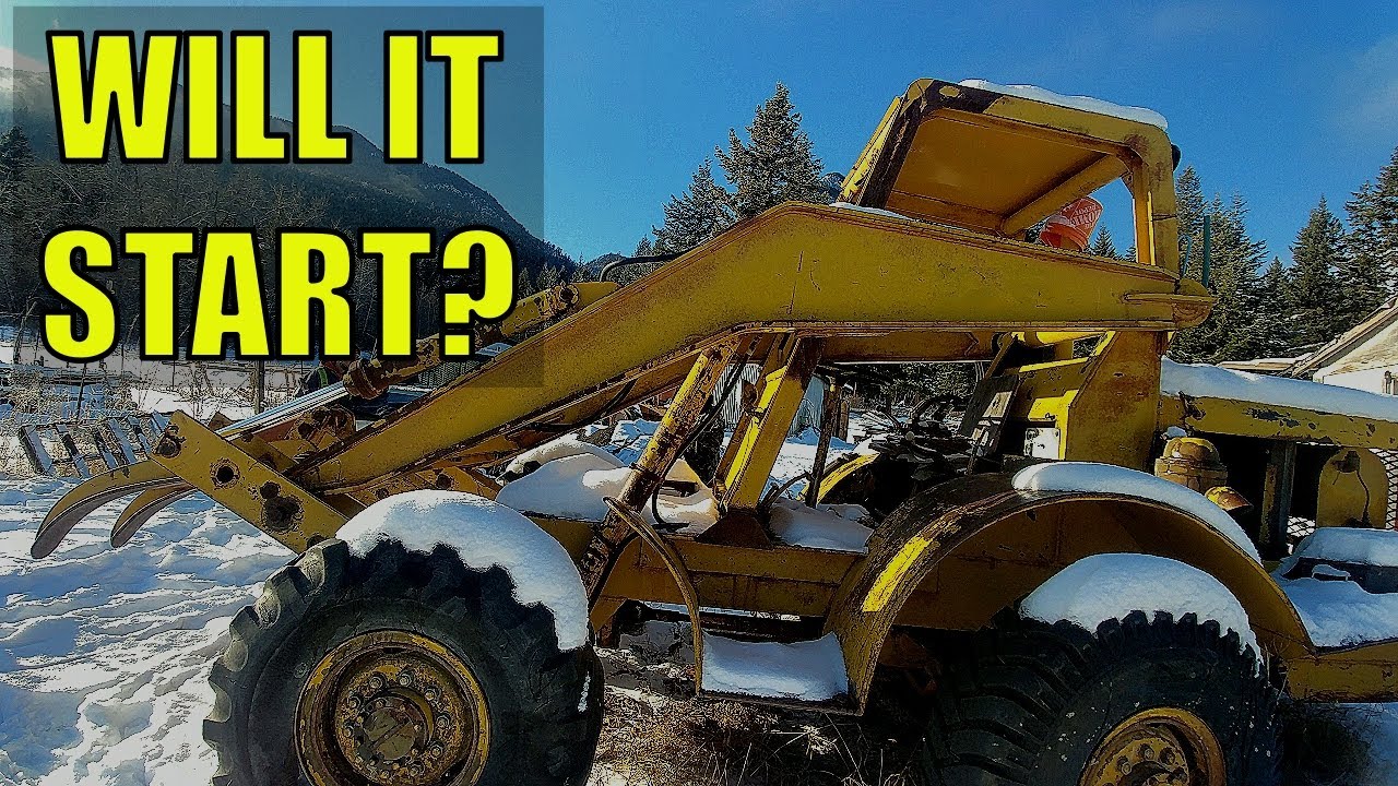 WILL IT RUN AFTER 15 YEARS? GRAPPLE LOG LOADER, FORD 2701E DIESEL ...