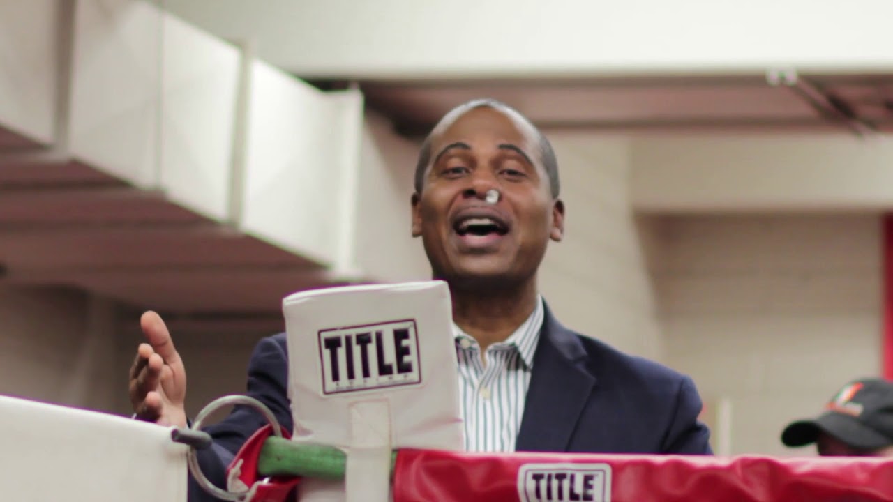 The Real Deal Holyfield at the Gene Lewis Boxing Gym, pre tournament ...
