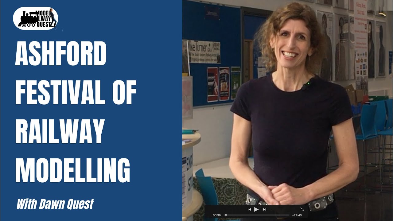 Ashford Festival of Railway Modelling 2024 - with Dawn Quest - YouTube