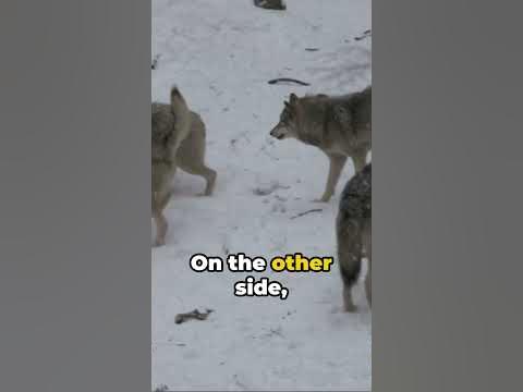 Mountain Lion vs. Wolf in a Predatory Showdown - YouTube
