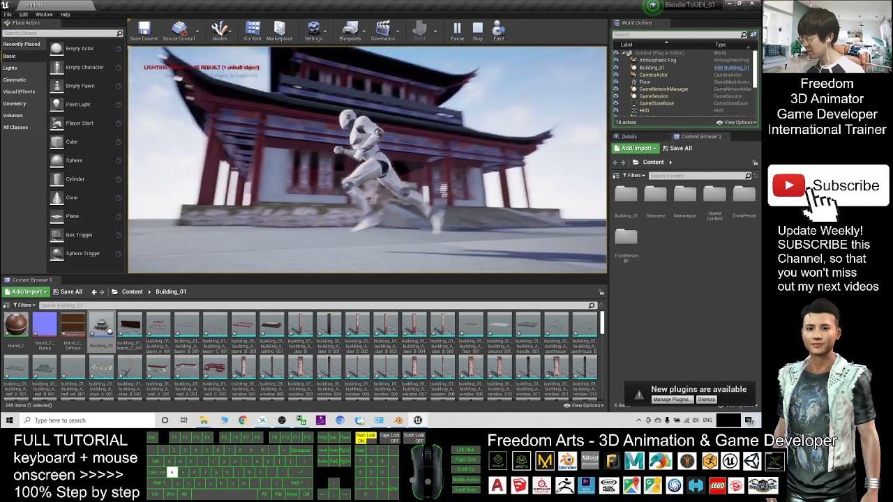 Merge multiple objects into one Unreal Engine - YouTube