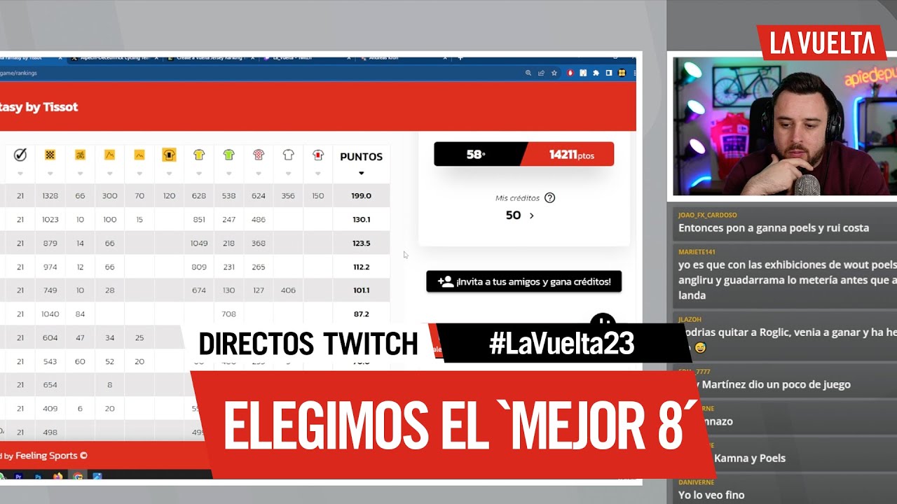 👾 DIRECTOS TWITCH | 3x15 | ELEGIMOS EL ´MEJOR 8´ Y TIERLIST EQUIPOS ...
