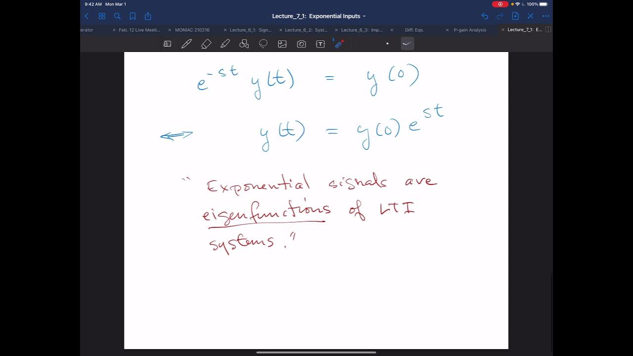 Lecture_7_1: Exponential inputs - YouTube