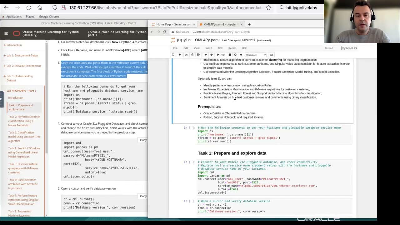OML4Py Workshop Walk-through Part 2 - YouTube