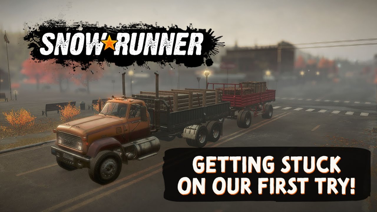 Getting Stuck on My First Try! | Snow Runner - YouTube