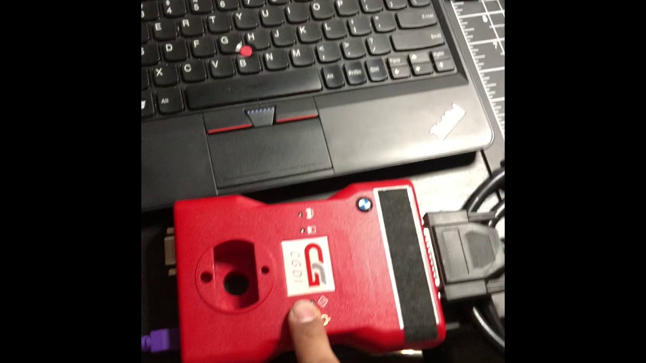 BMW CAS3 bench key programing cgdi multi tool inpa - YouTube