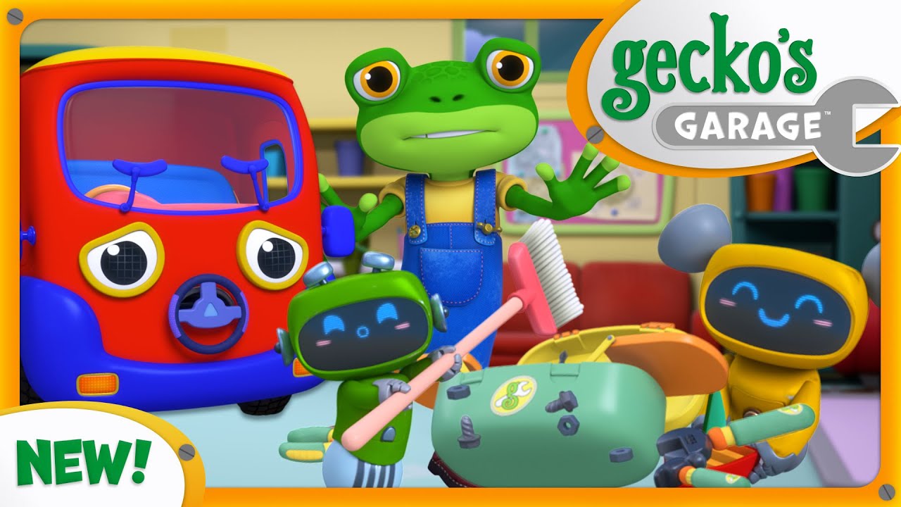 Gecko Garage Grandma Gecko's Vehicle Yoga Class! Gecko's Garage