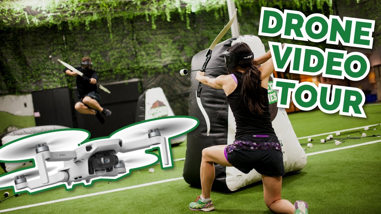 Awesome DRONE VIDEO TOUR - Archery Games, Room Escape & Playback Ottawa ...