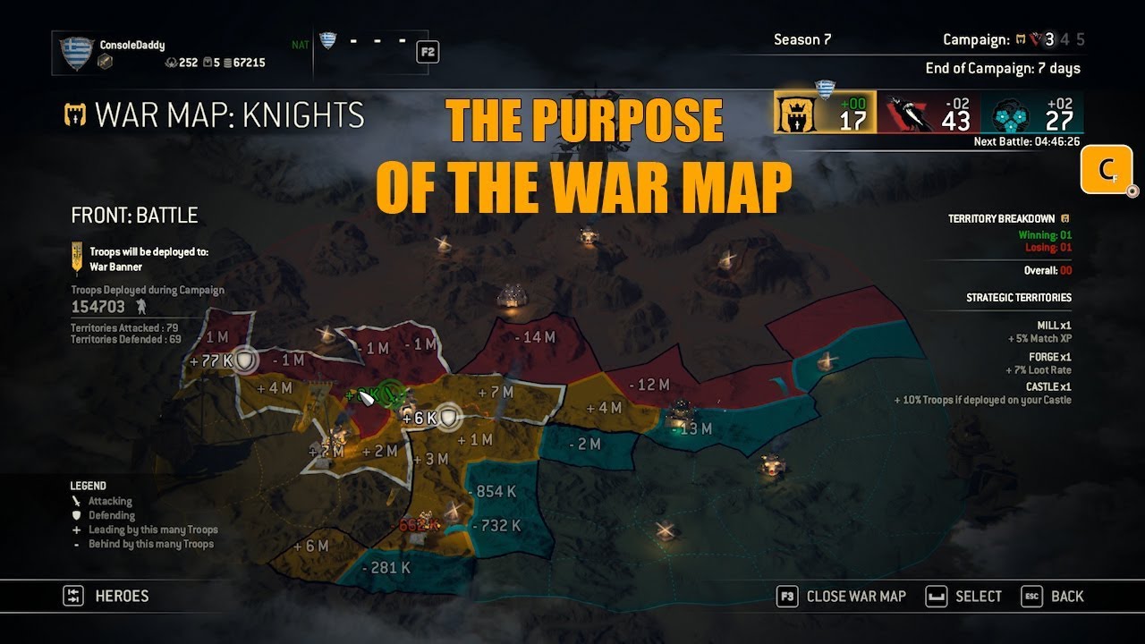For Honor The Purpose Of The War Map - YouTube