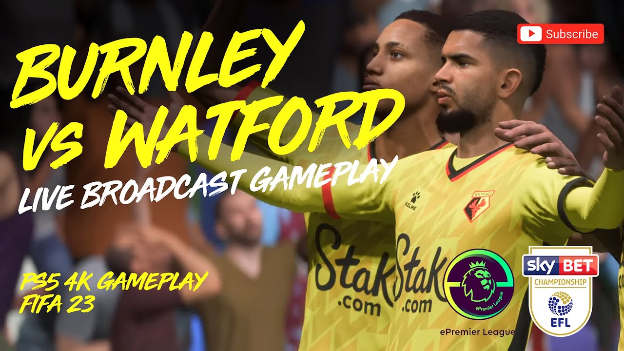 EFL CHAMPIONSHIP // BURNLEY vs WATFORD // LIVE BROADCAST FROM TURF MOOR ...
