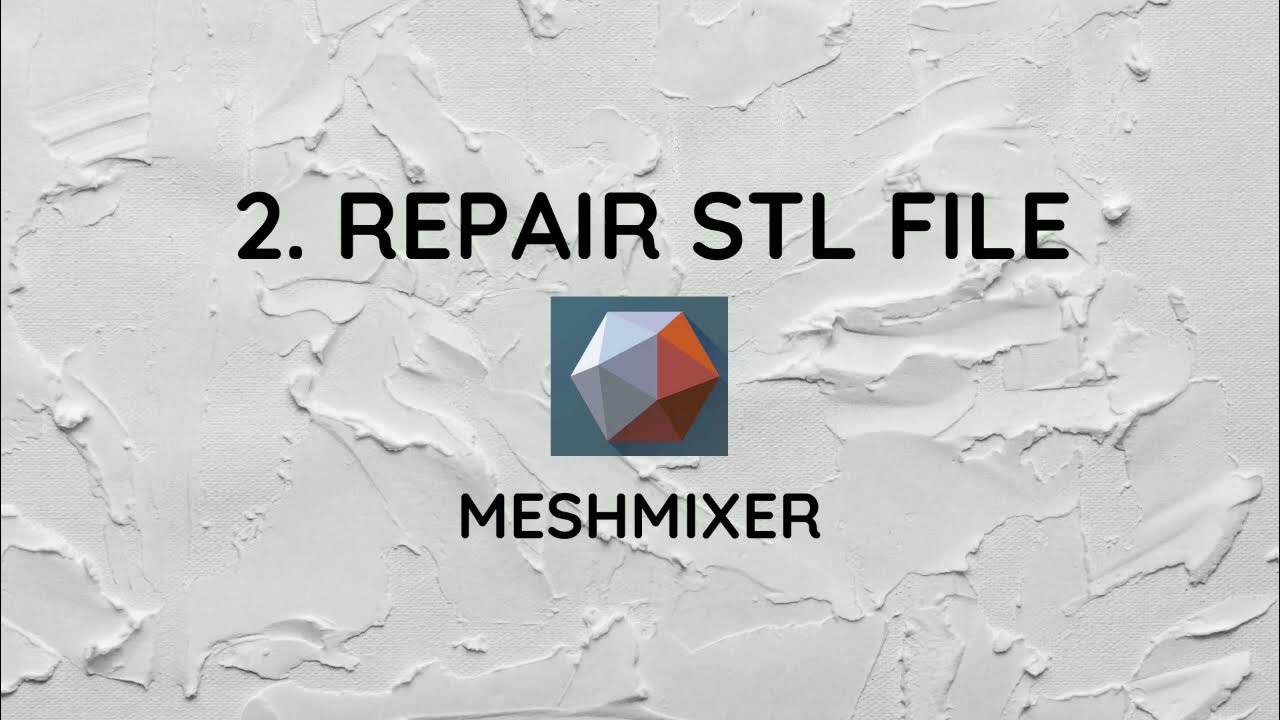 3D Modelling-Repairing STL File-Slicing #additivemanufacturing - YouTube