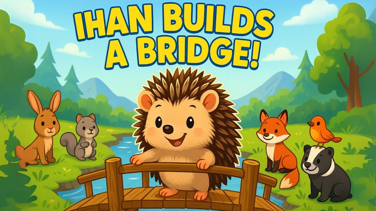 Ihan the Hedgehog 🦔 | The Bridge of Friendship | Kids Storytime # ...