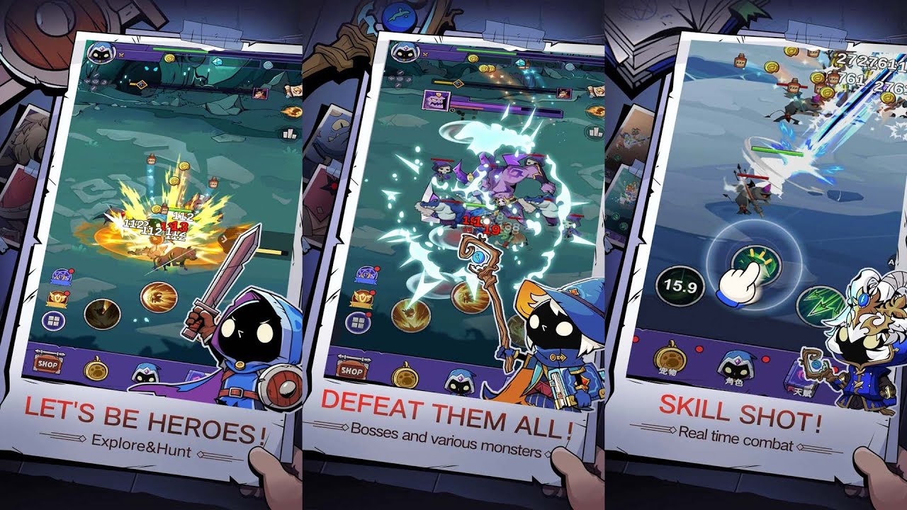 Hero Rush - Idle RPG - 게임플레이 영상 [모바일게임] - YouTube