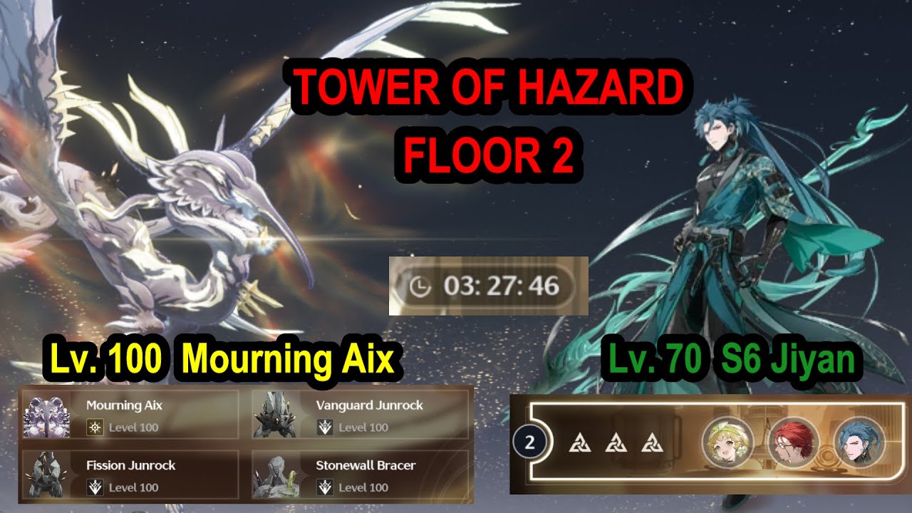 Tower of Hazard - Floor 2 Full stars | S6 Jiyan | Wuthering Waves - YouTube