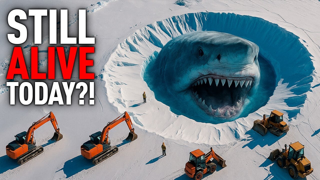 Frozen Megalodon Uncovered in Antarctica — Is It Still Alive?! - YouTube